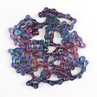 China Full Hollow Stainless Steel Bike Chain for 2021 SUMC 9/10/11/12 Speed Rainbow Bicycle for sale