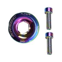 China Category CRANK 2021 Colorful Aluminum Bike Parts M18/M20 MTB Crankset Cover Screw for sale
