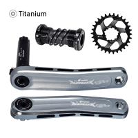 China MTB Bicycle Crankset with 30/32/34/36/38T Chain Ring and 170mm Crank Length for sale