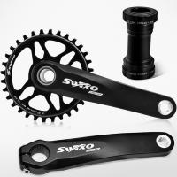 China Mountain Bike Bottom Bracket Crankset with 170mm Crank Arm and 32/34/36/38T Chainwheel for sale