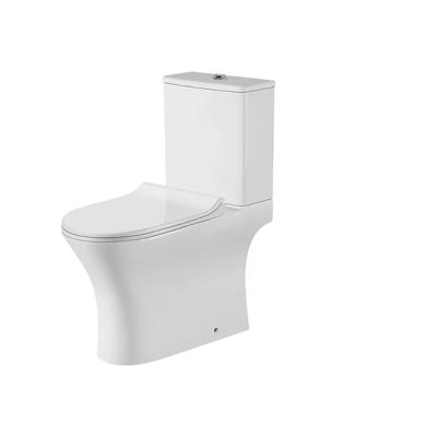 China Rimless Two Piece Toilets UF Bathroom Water Closets 340x650x770mm Orin ORE5020 for sale