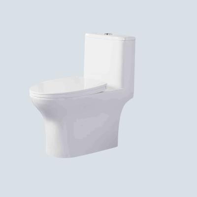 China 370x675x720mm Bathroom Sanitary Wares White 1 Piece Toilet Stain Resistant for sale