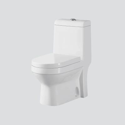 China White One Piece Ceramic Toilet PP Toilet Sanitary Wares 370x700x800mm Orin ORA2109 for sale