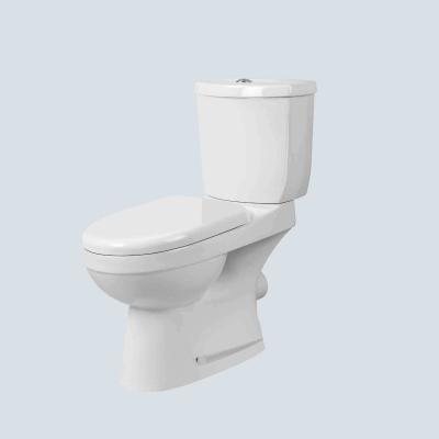 China 380x670x740mm Bathroom Sanitary Wares Dual Flush Washdown Two Piece Toilet Orin ORE5022 for sale