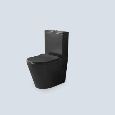 China Black Bathroom Sanitary Wares Small Sanitary Ware Toilets 370x605x800mm Orin OR8308-B for sale