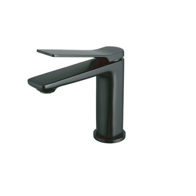China 163mm Basin Mixer Faucet Matte Black Mixer Tap Hot And Cold Orin OR16024CB for sale