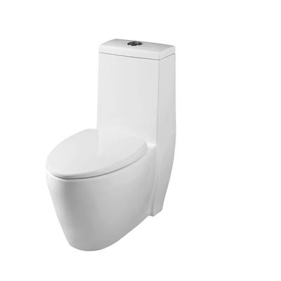 China UF One Piece Toilets 350x735x850mm White Bathroom Toilets Durable for sale