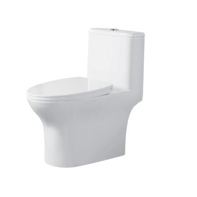 China Ceramic One Piece Toilets Efficient Siphonic One Piece Closet 370x675x720mm For Bathroom for sale