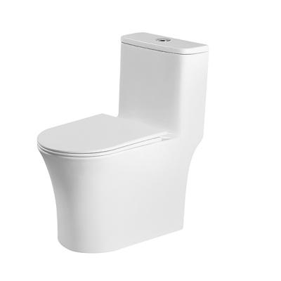 China PP One Piece Toilets Stain Resistant White Toilets 365x670x740mm Orin OR82105 for sale