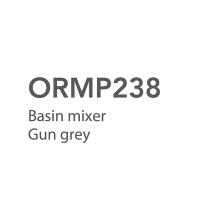 China Gun Grey Modern Bathroom Faucet One Handle Water Mixer Faucet 187mm Orin ORMP238 for sale