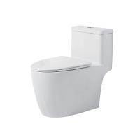 China Dual Flush One Piece Toilets 400x695x690mm White Bathroom Toilet Stain Resistant OR82101 for sale