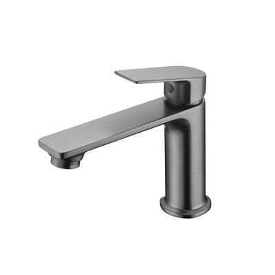 China Modern Bathroom Basin Mixer Taps Gun Grey Hot And Cold Water Mixer 142mm Orin OR16641SQ for sale