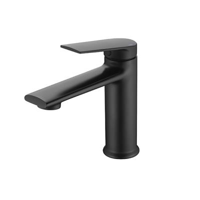China Matte Black Basin Mixer Faucet 169mm Hot And Cold Basin Mixer Orin OR16681H for sale