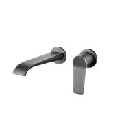 China Gun Grey Concealed Basin Mixer Tap Bathroom Hot Cold Water Mixer Taps 68mm Orin OR1014302 for sale