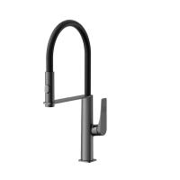 China 509mm Sink Mixer Taps Matte Black Hot And Cold Water Kitchen Faucet Orin OR1514411 for sale