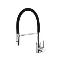 China 425mm Basin Mixer Faucet Modern Chrome Basin Mixer Taps Black Orin OR56B55 for sale