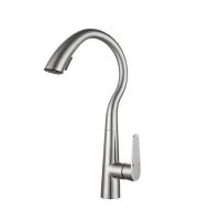 China 430mm Hot And Cold Water Mixers One Handle Chrome Kitchen Mixer Taps Modern Orin ORSS1555508 for sale