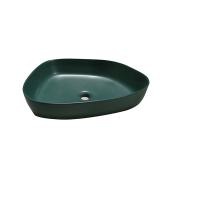 China Irregular Ceramic Vessel Sinks Green Bathroom Wash Basin Sinks Orin OR8606 for sale