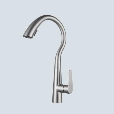 China Chrome Bathroom Sanitary Wares Hot Cold Kitchen Mixer Faucet 430mm Orin ORSS1555508 for sale