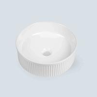 China Easy Clean Round Ceramic Wash Basin White Basin Without Overflow Orin OR8413 for sale