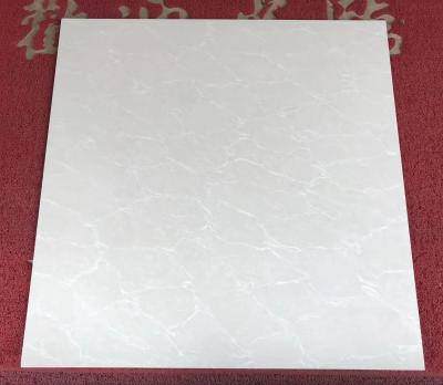 China Grayish-white Polishing  Unglazed Porcelain Tiles 800x800mm White New Aristocracy for sale