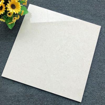 China Tulip Design Easy Modern Porcelain White Tile Unglazed Porcelain Tiles 600x600mm for sale