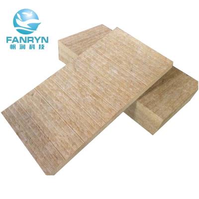 China High-Temperature HVAC Duct Wrap Insulation - Foil-Backed or Bare, Class a Fire Rated Rock Wool Slab for High Temp HVAC Duct for sale