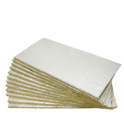 China CE Certificated Insulation Material Rockwool Board with Aluminum Foil Facing Fireproof Waterproof for sale