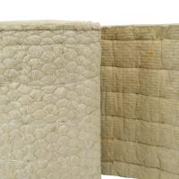 China Wire Mesh Reinforced Rock Wool Blanket for Thermal Insulation and Fire Protection in Industrial Applications for sale