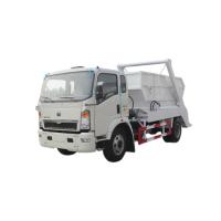 China CNHTC SINOTRUK HOWO 4X2 6-10cbm Swing Arm Truck For Waste Collection for sale