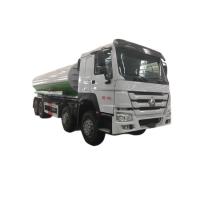China CNHTC Stainless Howo 8x4 Fuel Oil Tank Truck 16-24cbm With Different Compartments For Gasoline Diesel Asphalt Storage for sale
