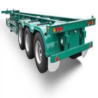 China SINOTRUK Multi-Axis 40 45FT High Durability Skeleton Semi Trailer With Good Welding Quality For Contruction Machine for sale