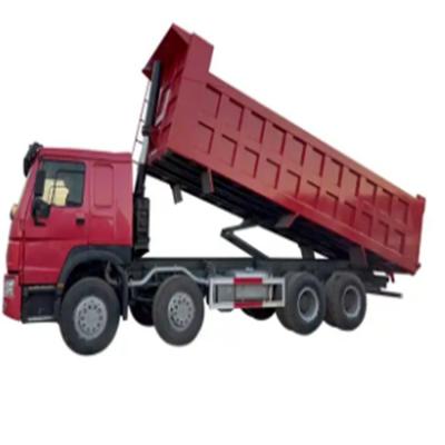 China Howo E7 60 Ton 8X4 Tipper Truck 12 Tires Left Hand Drive Euro4 Emission Dumper For Mining Transportation for sale