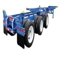 China High Durable 12 Locks 13m Utility Skeleton Truck Semi Trailer With High GradeTires For Heavy Duty Machine Transport for sale