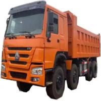 China High Security SINOTRUK HOWO 350HP 400HP Heavy Tipper Trucks 50 Ton For Sand Transport for sale