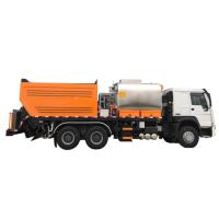 China Sinotruk HOWO 6x4 Asphalt Bitumen Synchronous Chip Sealer Truck For Road Maintenance for sale