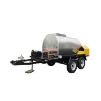 China 1.5CBM 2.5CBM Trailer Asphalt Distributor Bitumen Melt Spraying With Auto Cylinder Control Spray Bar for sale