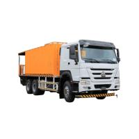 China CNHTC HOWO 6x4 12CBM 16CBM Intelligent Micro Asphalt Slurry Paver for sale