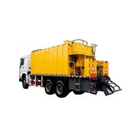 China Sinotruk HOWO 8x4 Micro Surfacing Slurry Paver Pavement Asphalt Truck Machine for sale