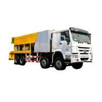 China Sinotruk HOWO 8x4 Micro Surfacing Slurry Paver Pavement Asphalt Truck Machine for sale