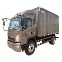 China SINOTRUK HOWO  8Ton 120HP Light Van/Cargo / Lorry Truck  With Goods Delivery Box For Transport Food Fruit Vegetable Meat for sale