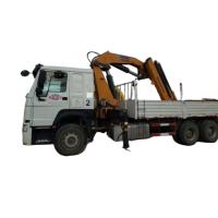 China Weichai Engine High Powerhorse Special Vehicles SINOTRUK HOWO 8T Truck Mounted Crane for sale