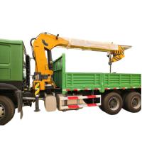 China SINOTRUK HOWO Truck Mounted Crane XCMG Crane 10T 6X4 Truck Bed Mounted Crane for sale