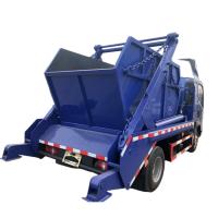 China 4X2 Sinotruk Swing Arm Dust Bin Lorry For Urban And Community Garbage Cleaning for sale