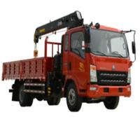 China High Performance SHACMAN SINOTRUK 4x2 6x4 6 Ton Construction Telescopic Boom Truck Mounted Crane Light Duty Crane for sale