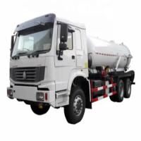 China 12 Cubic Meters 4X2 Sewage Suction Truck SINOTRUK HOWO 6 Wheeler Euro2 Vacuum for sale