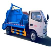 China 5CBM 10CBM 4x2 Small Swing Arm Garbage Truck Roll SINOTRUK HOWO For Africa for sale