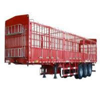 China Side Wall 3Axle 40T Load  Fence Cargo Semi Trailer  Enclosed Pickup Truck Trailer For Live Stock Cattle Transport for sale