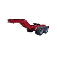 China Heavy Duty Full Cargo Trailer Dolly Trailer High Strength Full Thickness Drop Deck Semi Trailer For Sale In Mongolia for sale