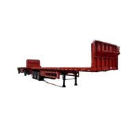 China Heavy Duty Full Cargo Trailer Dolly Trailer High Strength Full Thickness Drop Deck Semi Trailer For Sale In Mongolia for sale